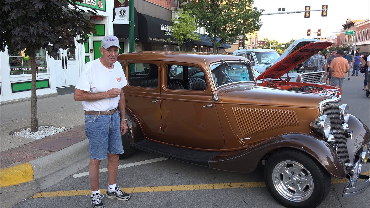 1934 Ford 4 Door Sedan Great Usclassicmusclecars Fan Morris Car Show Youtube