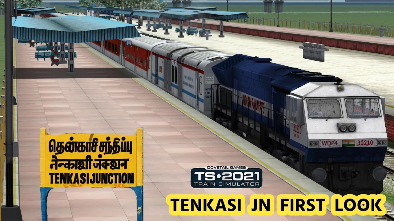 First look of Tenkasi Junction in Train Simulator 2021 SRV1 Beta | NTG ...