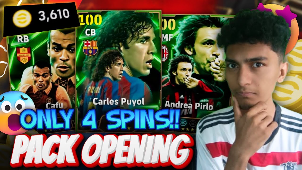104 RATED PUYOL AND 103 RATED CAFU PACK OPENING 🤩🤯 | ONLY 4 SPINS TO ...