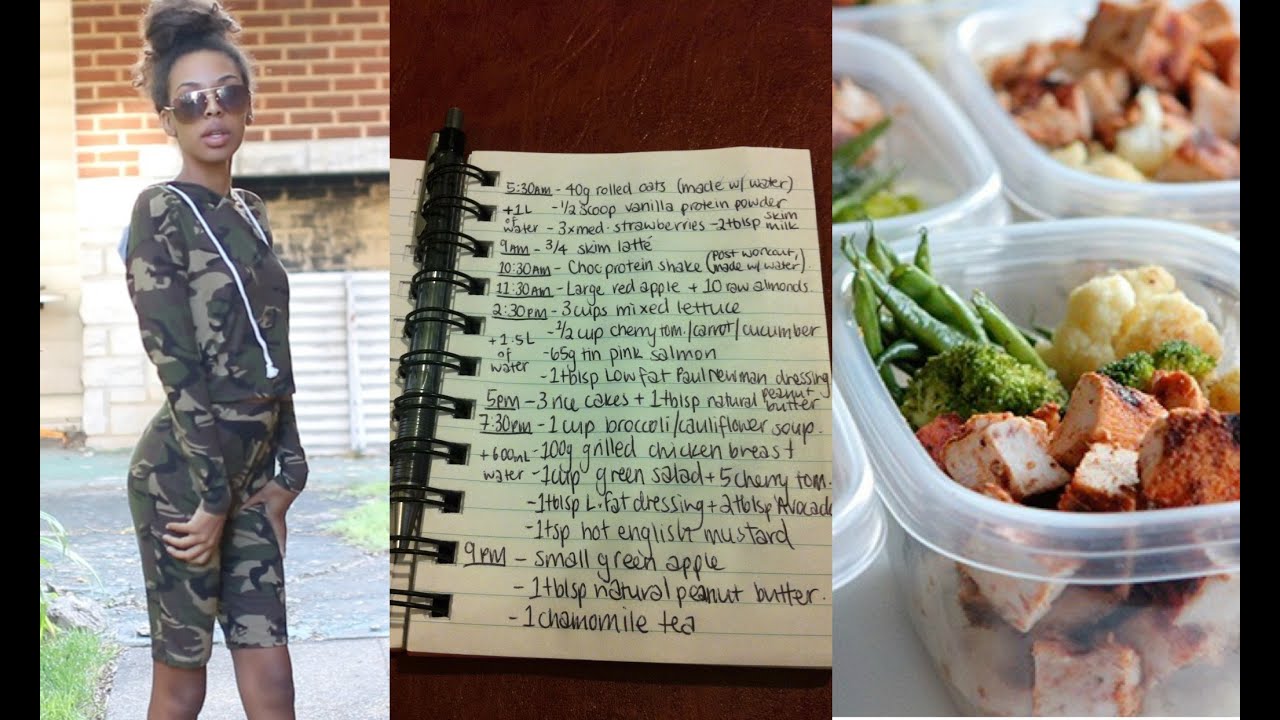 Journey to a bigger Bum- Meal Prep, Workout Clothes, Food Journal - YouTube