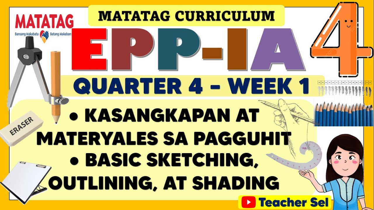 EPP 4 QUARTER 4 WEEK 1 MATATAG - KASANGKAPAN, MATERYALES SA PAGGUHIT ...