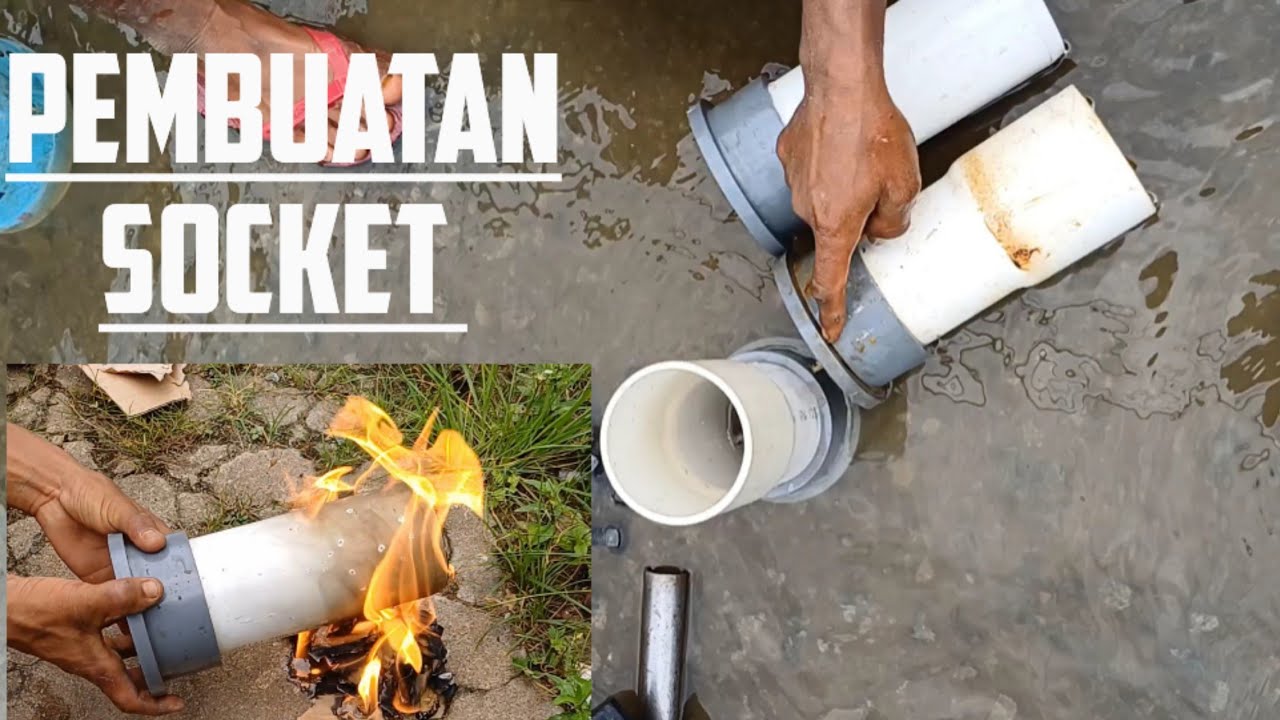 Metode Perbaiki FlangeSocket PVC Bocor || Rekayasa Flange Socket - YouTube