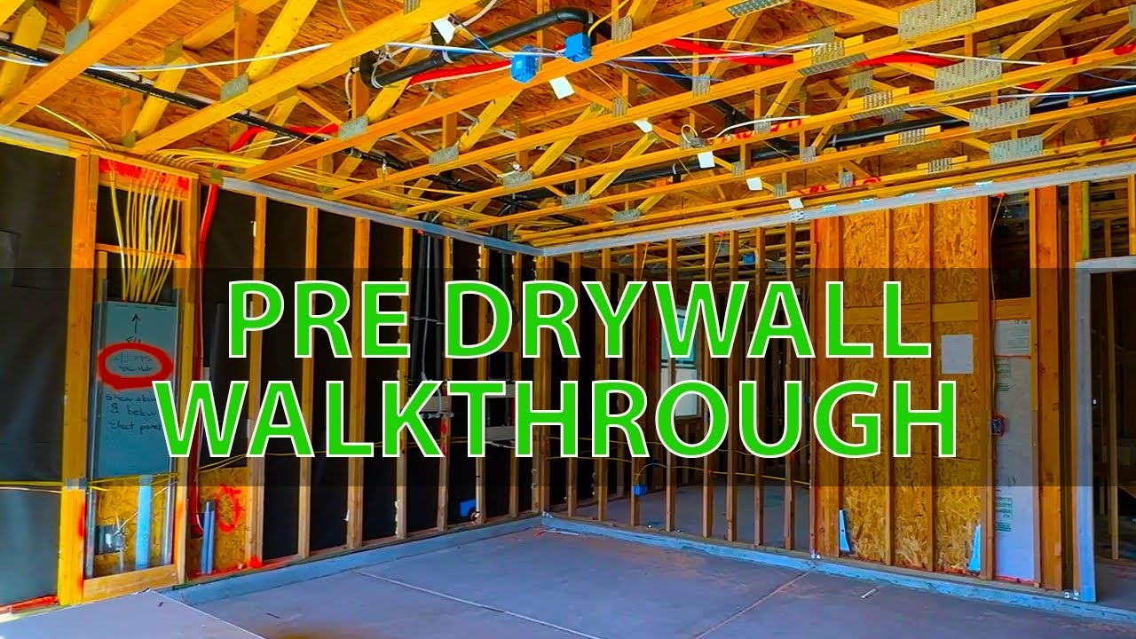 BEWARE - Pre-Drywall Walk of a New Construction Home - What builders ...