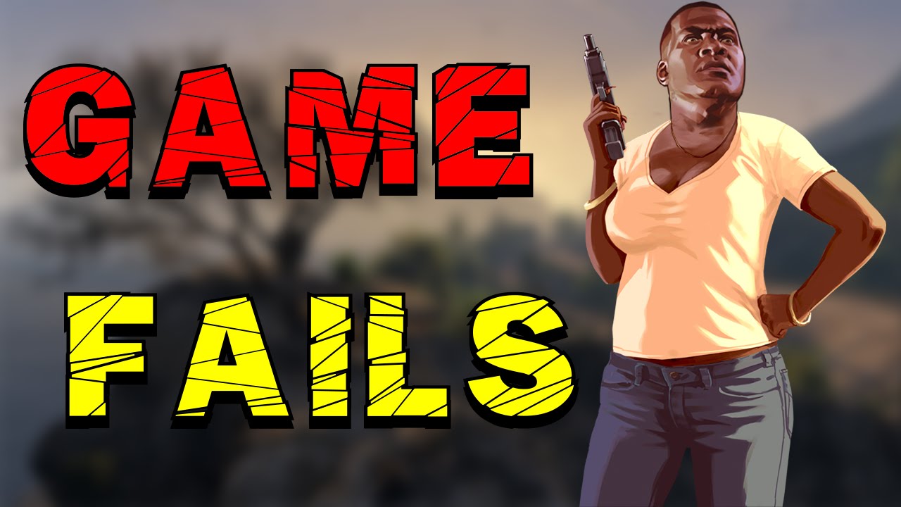 Funny fails in video games compilation - SKyrim, The Witcher, GTA - YouTube