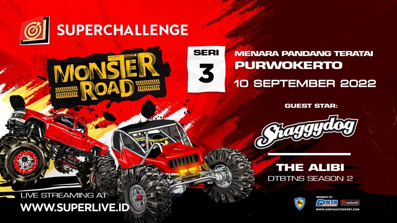 LIVE STREAMING MONSTER ROAD 2022 SERI 3 - PURWOKERTO - YouTube
