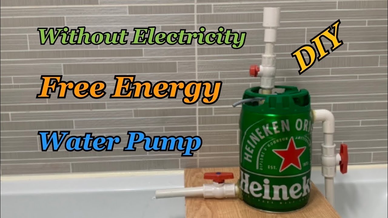 Free Energy-Water Pump Without Electricity-DIY - YouTube
