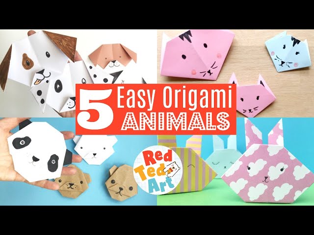Origami Easy Red Ted Art