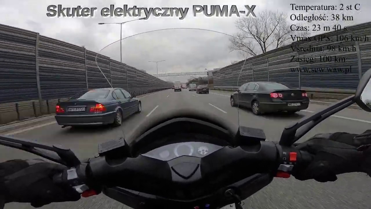 Skuter elektryczny EFUN PUMA-X 9000 W, 72V 104Ah - 120 km/h - YouTube