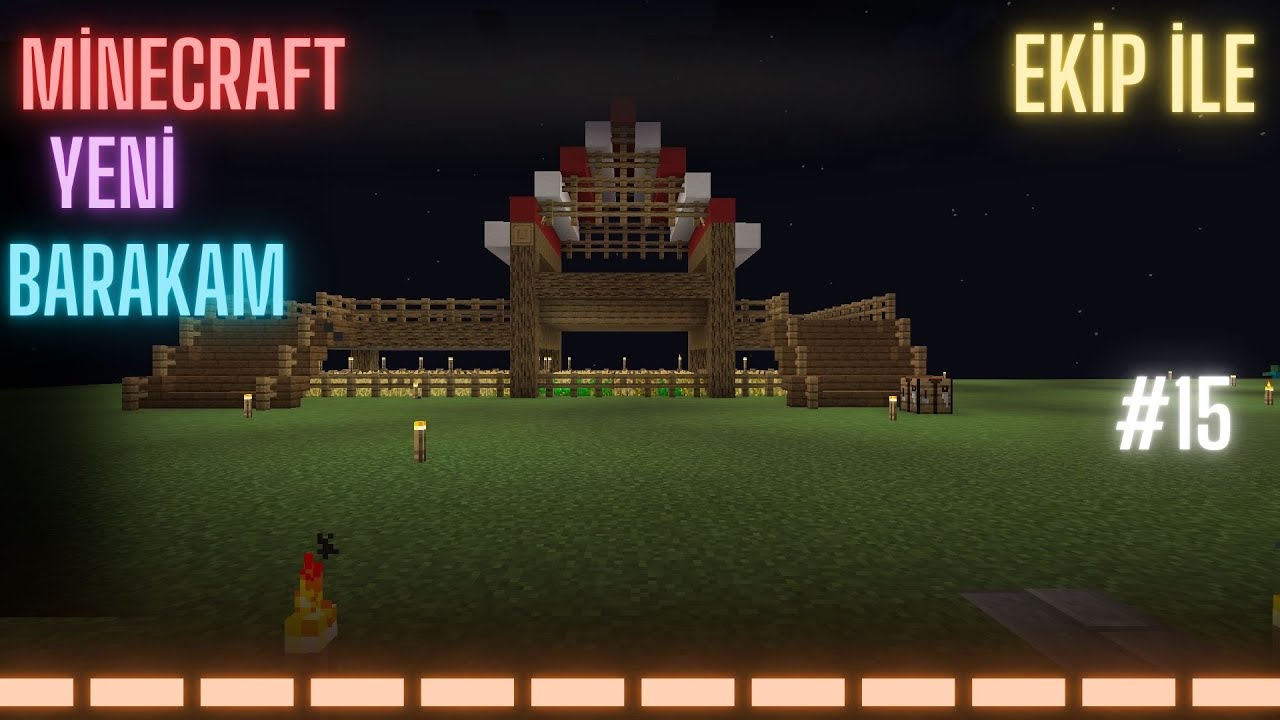 Minecraft’ta Muhteşem Bir Baraka Yaptım! - YouTube