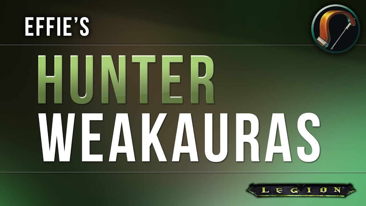Effie's BM & MM Hunter WeakAuras for Wow Legion Patch 7.2.5 - YouTube