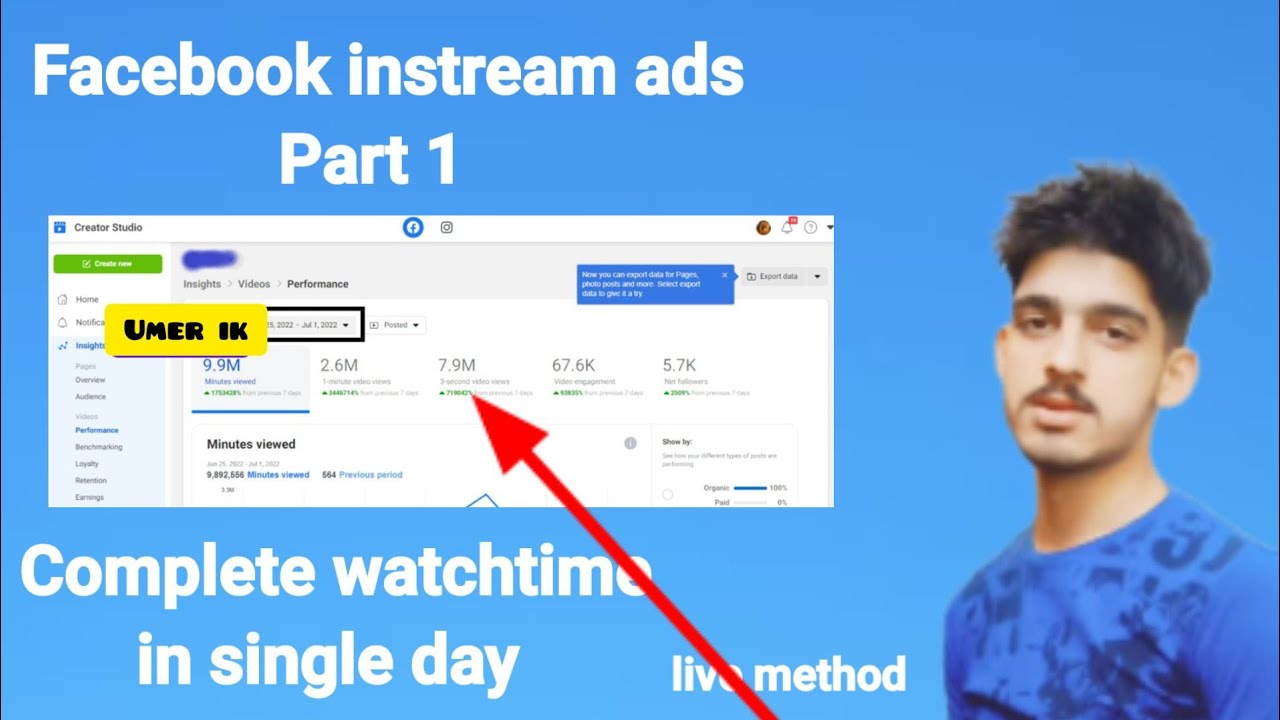 Complete Facebook monitization criteria within 24 Hours|Earn money from ...