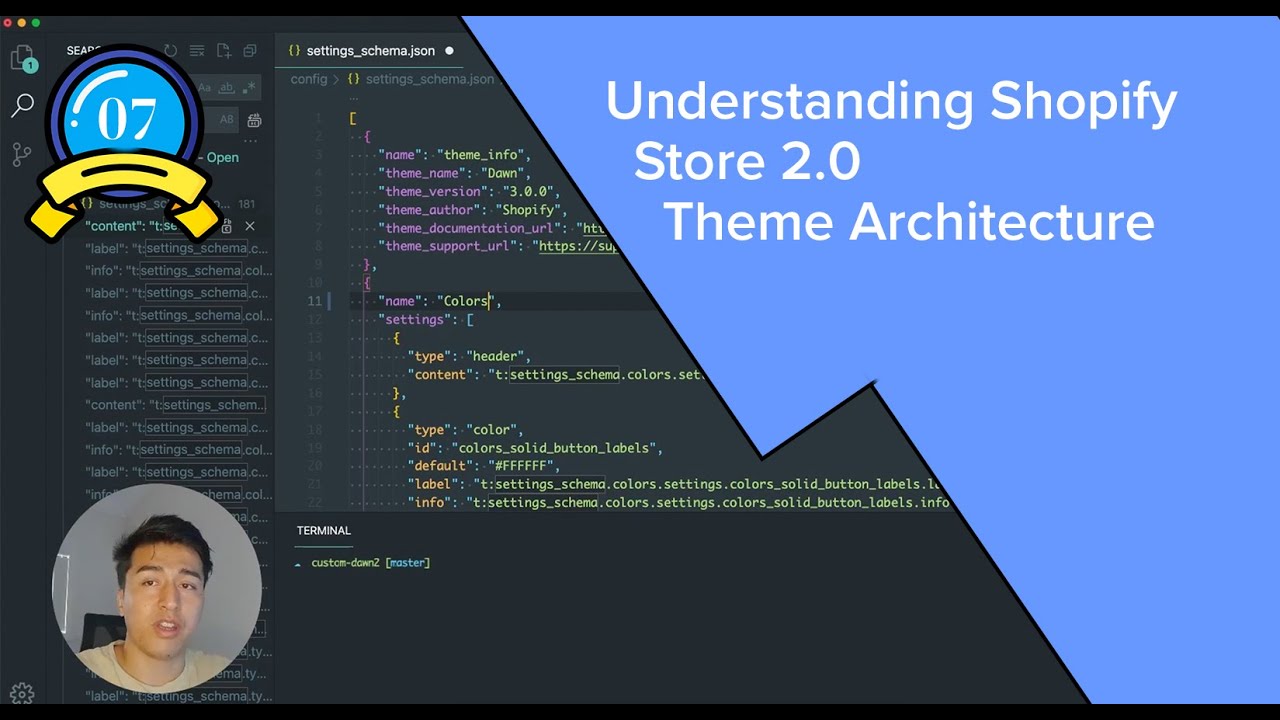 07 - Understanding Shopify Store 2.0 Theme Architecture - YouTube