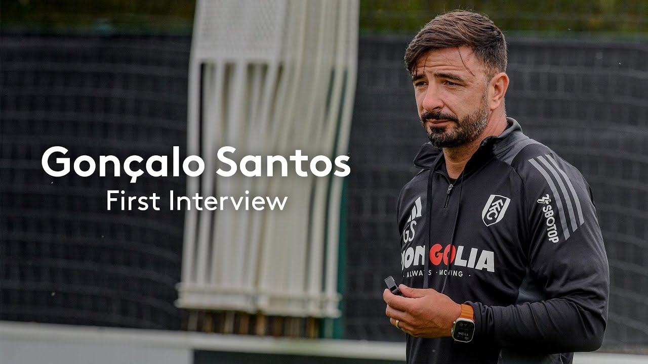 FIRST INTERVIEW | New Assistant Manager Gonçalo Santos - YouTube