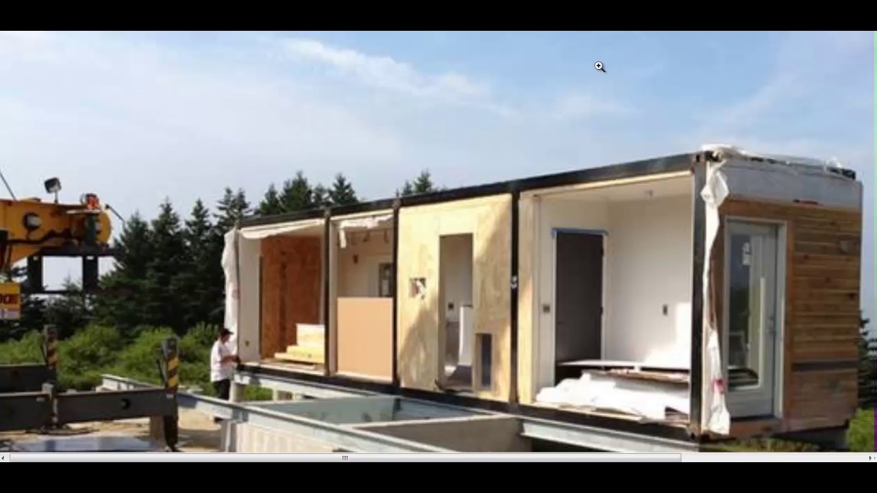 Open Frame Shipping Container Homes - YouTube