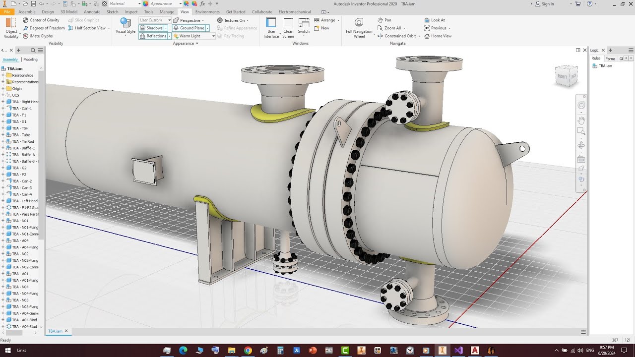 Tutorial BEU Exchanger Part3, Saddles and Lugs - YouTube