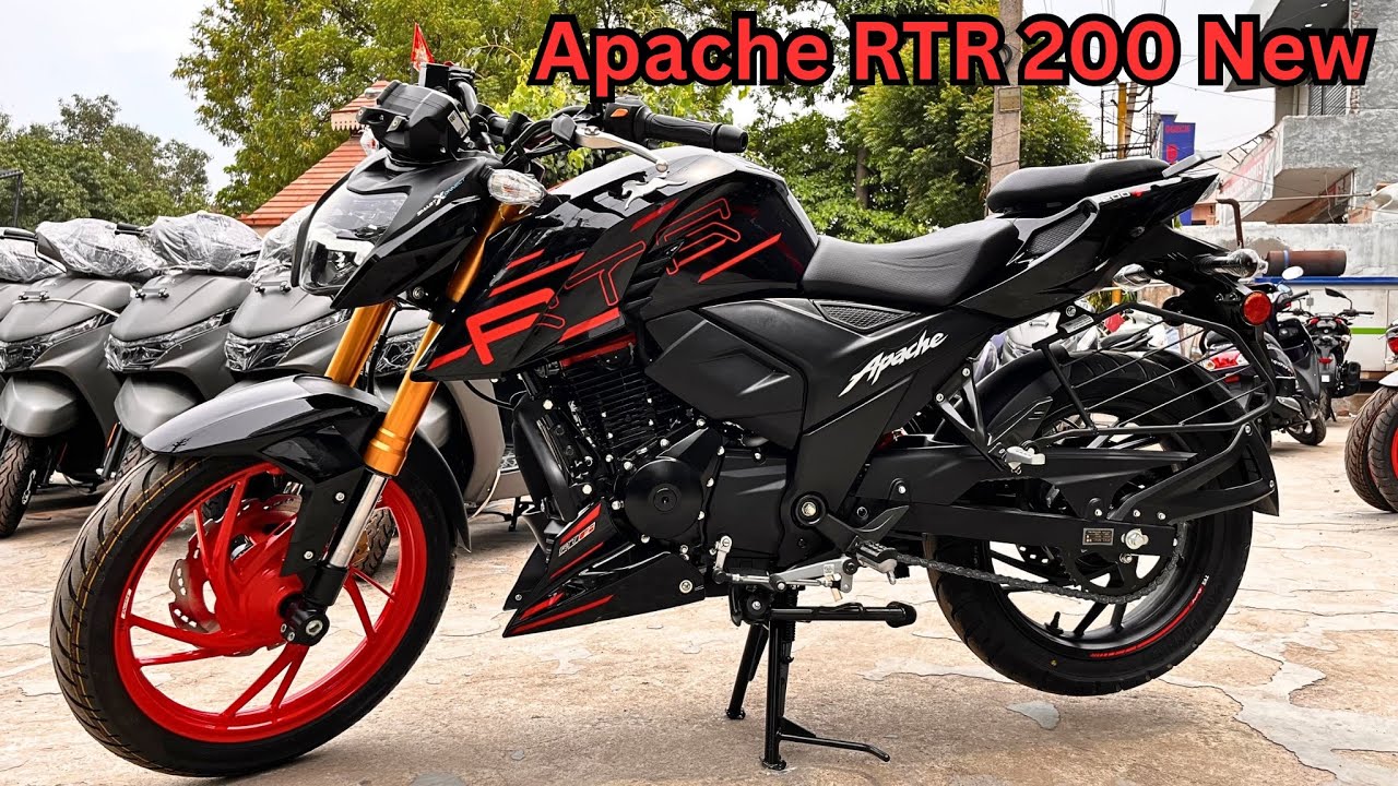 New Apache RTR 200 4V USD Model All New Update Current On Road Price ...