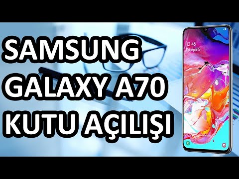 Samsung Galaxy A70 Kutu Açılışı