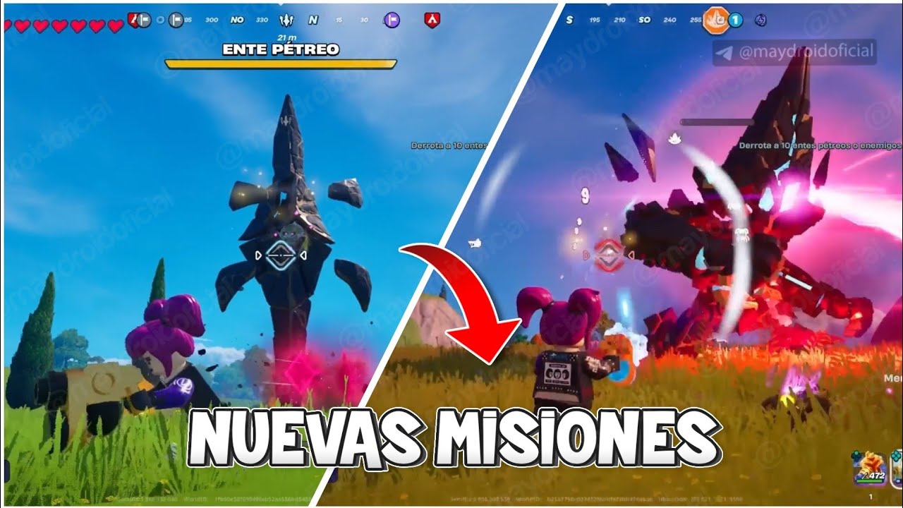 Como ENCONTRAR los MONOLITOS o ENTES PETREOS en LEGO FORTNITE / Nuevo ...