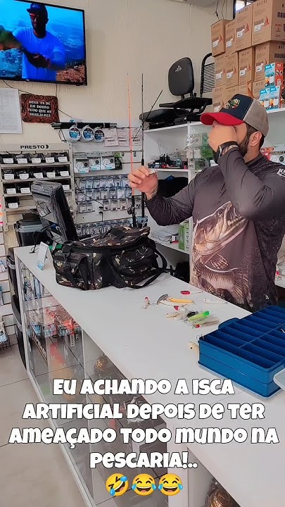 🎣 Depois de revirar a tralha, xingar o estojo, brigar com meio mundo… a isquinha tava lá ...