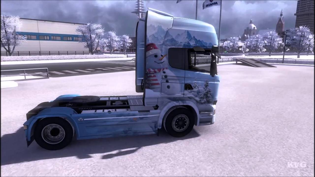 Euro Truck Simulator 2 - Ice Cold Paint Jobs | Happy Snowman [HD] - YouTube