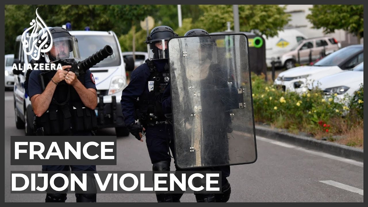 France reinforces police in Dijon to stop gang violence - YouTube
