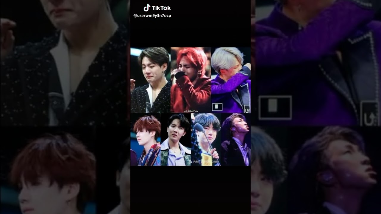 Bts llorando 😢 - YouTube
