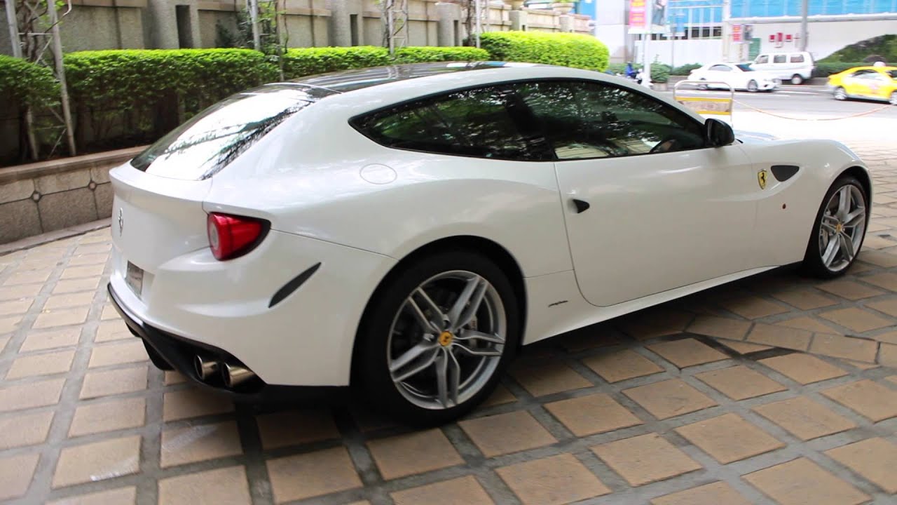 Ferrari FF Wrap Pearl White Film - YouTube