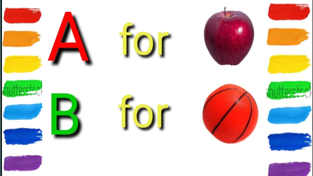 ABCD in English||Read and Write abcd in capital letters|Alphabet for ...