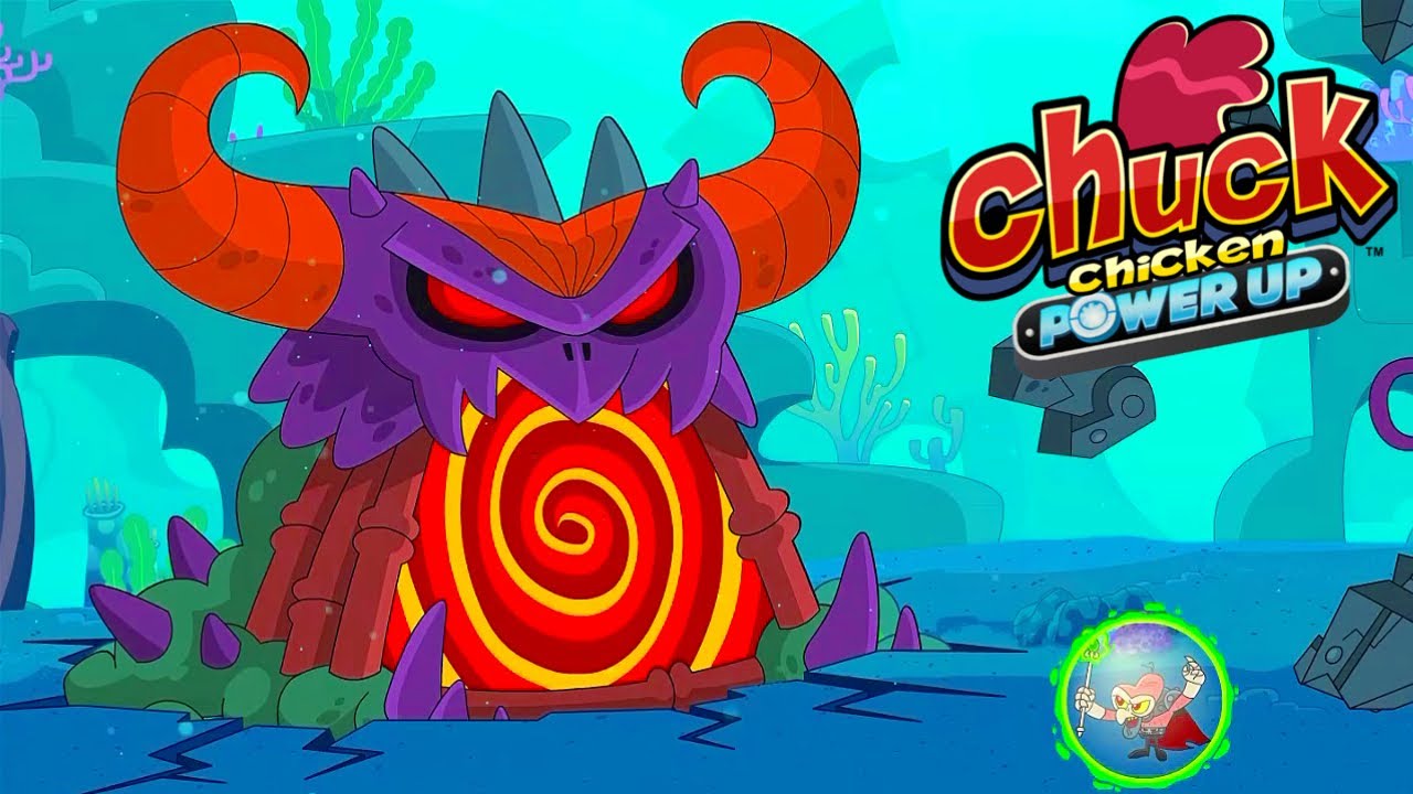 Chuck Chicken 🐔 Power Up 🦖 Wrath of Kraken Episodes Collection 🔥 ...