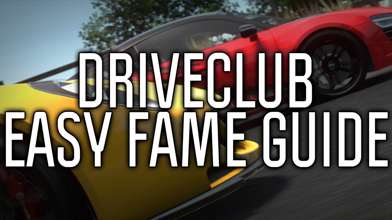 DRIVECLUB | Easy Fame Method (How To Level Up Fast In DRIVECLUB) - YouTube