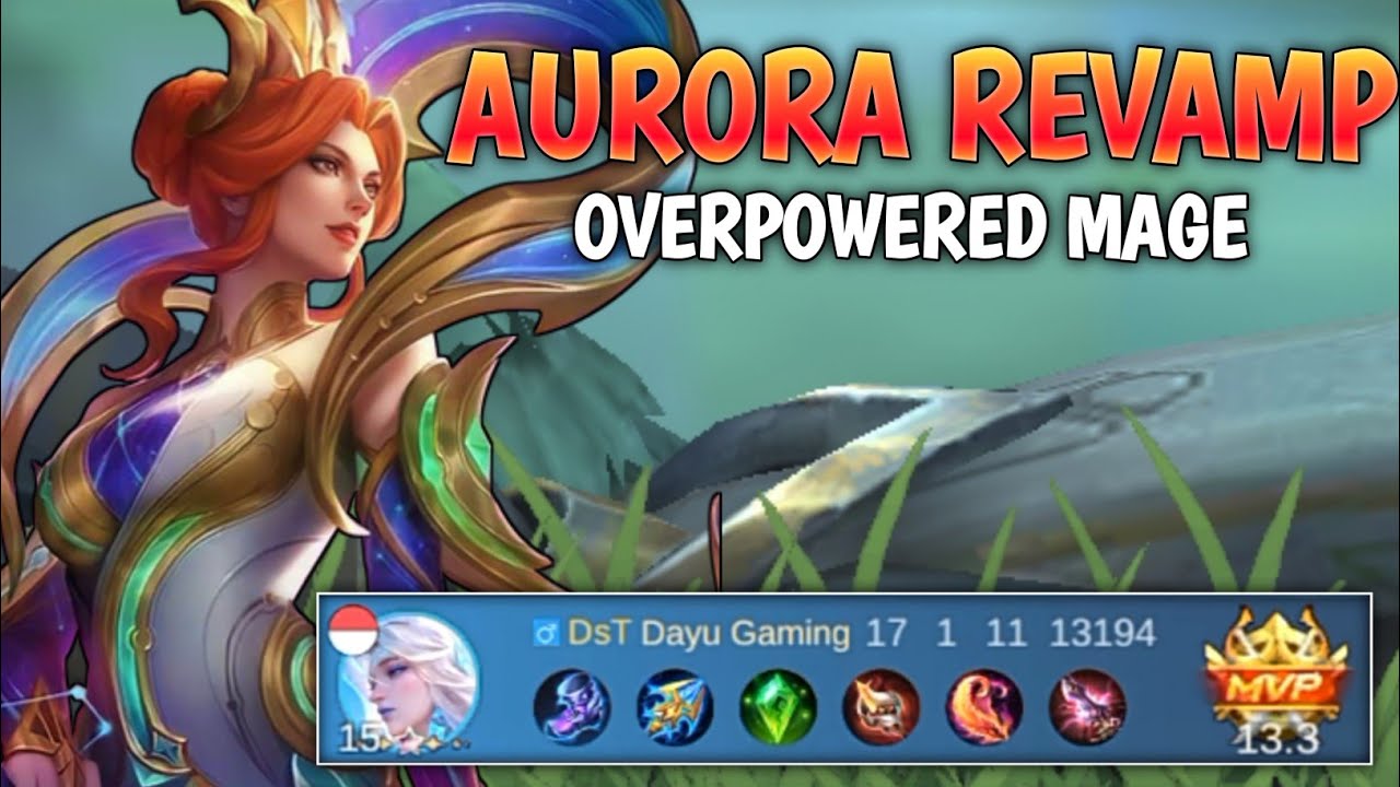 GAMEPLAY AURORA REVAMP AURORA BEST BUILD TERSAKIT 2024 AURORA MOBILE ...