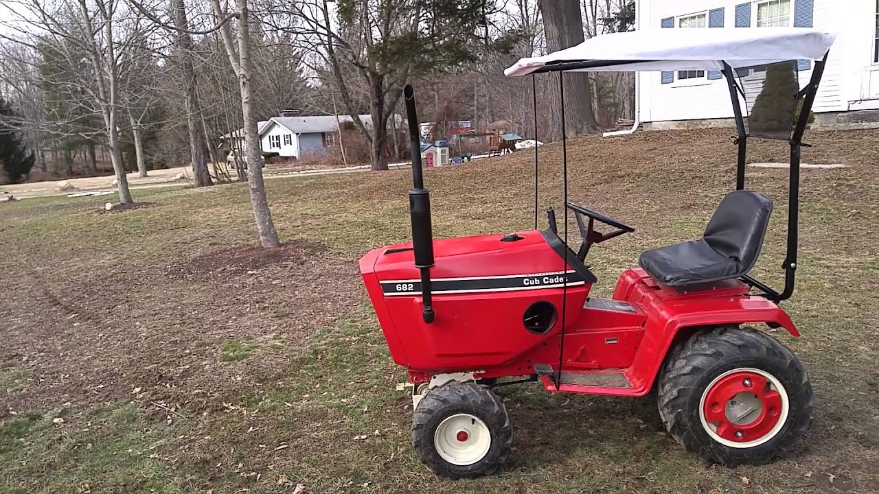 Cub cadet 682 stack finished - YouTube