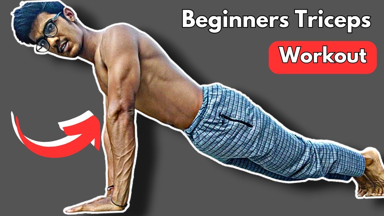 Beginners Triceps Workout At Home 🔥 || Triceps Workout ( Muscle ...