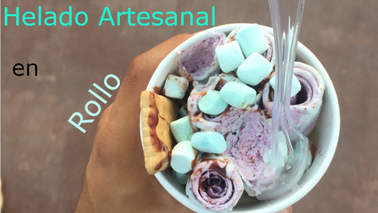Helado a la Plancha - YouTube