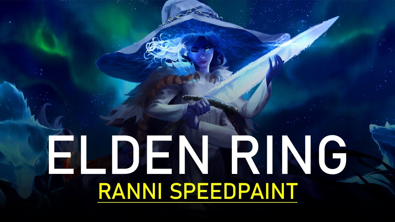 Elden Ring DLC is out, and I drew Ranni - Speed Paint - YouTube