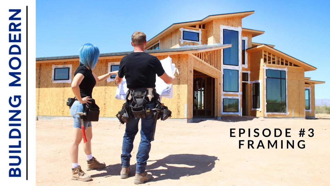 Framing a House & DREAM SHOP | Ep.3 Building Modern on a Budget - YouTube