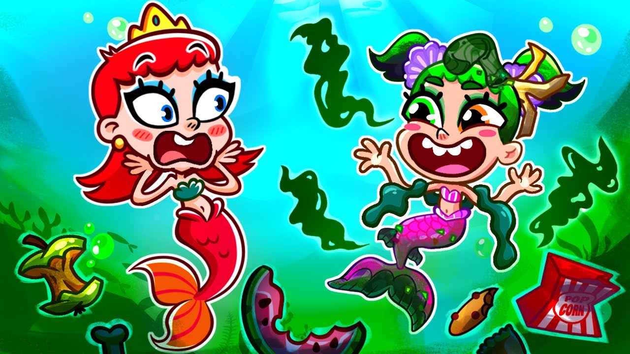 Mermaid and Friends Save the Underwater Home 🌊 Original Mermaid Songs ...