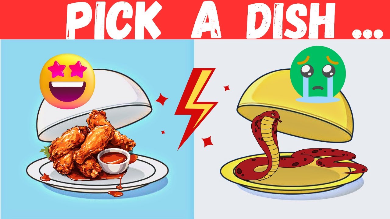 Pick a Dish! GOOD😋 vs BAD🤮 Food Edition | Choose one Dish | Quiz Blitz ...