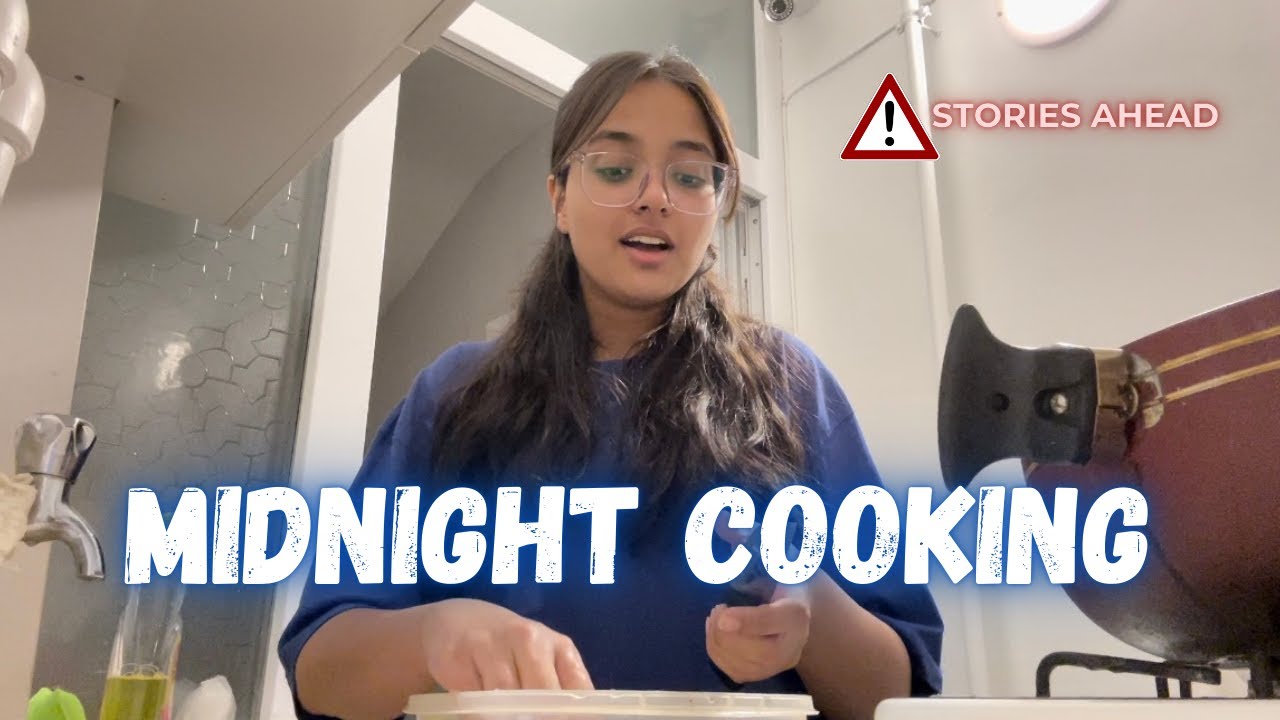 MIDNIGHT COOKING | Life of an INTERNATIONAL STUDENT | - YouTube