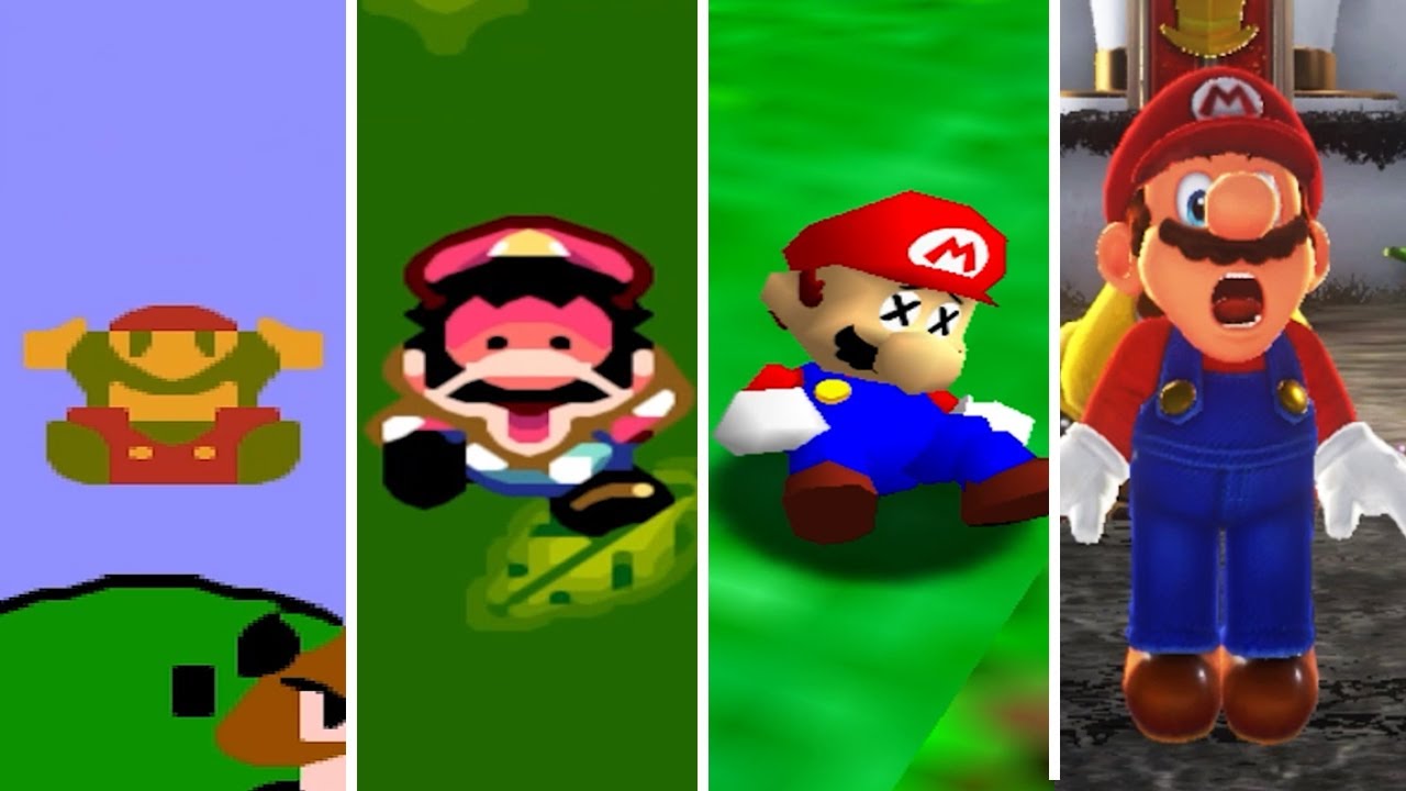 Evolution of - Deaths in Super Mario Games - YouTube