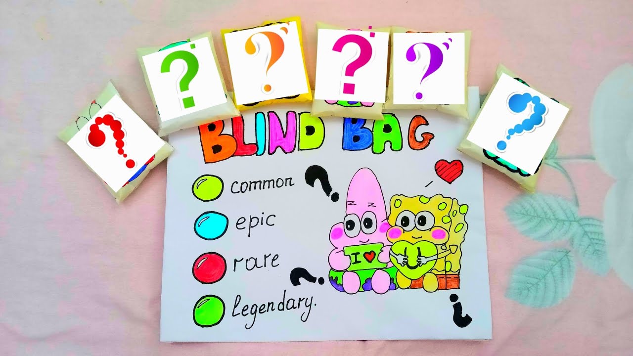 Sponge Bob💛 Blind bag💕 Blind box | surprise box ASMR / Satisfying ...