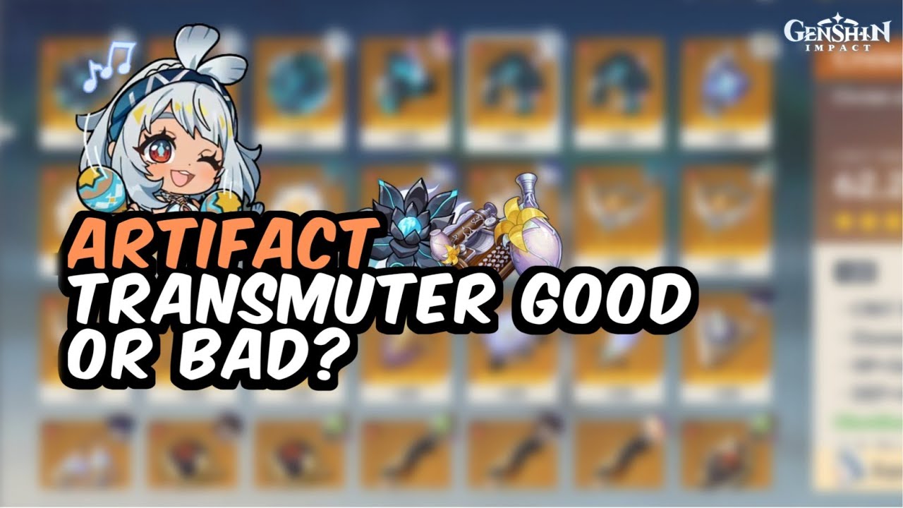 Let's Use Artifact Transmuter For Mualani | Genshin Impact - YouTube
