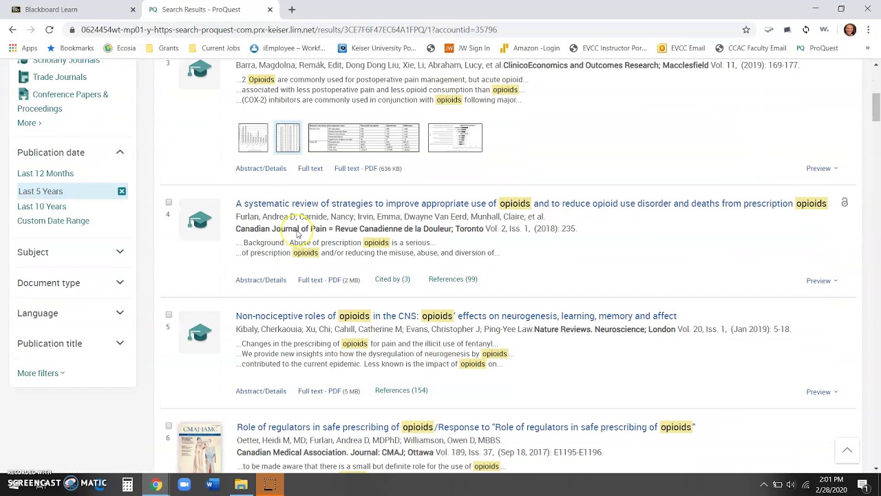 Navigating the ProQuest Database Platform - YouTube
