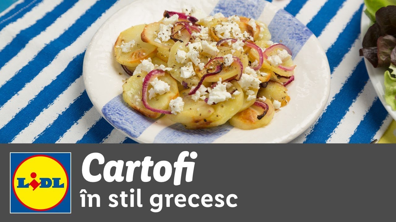 Cartofi in stil grecesc • reteta Bucataria Lidl - YouTube