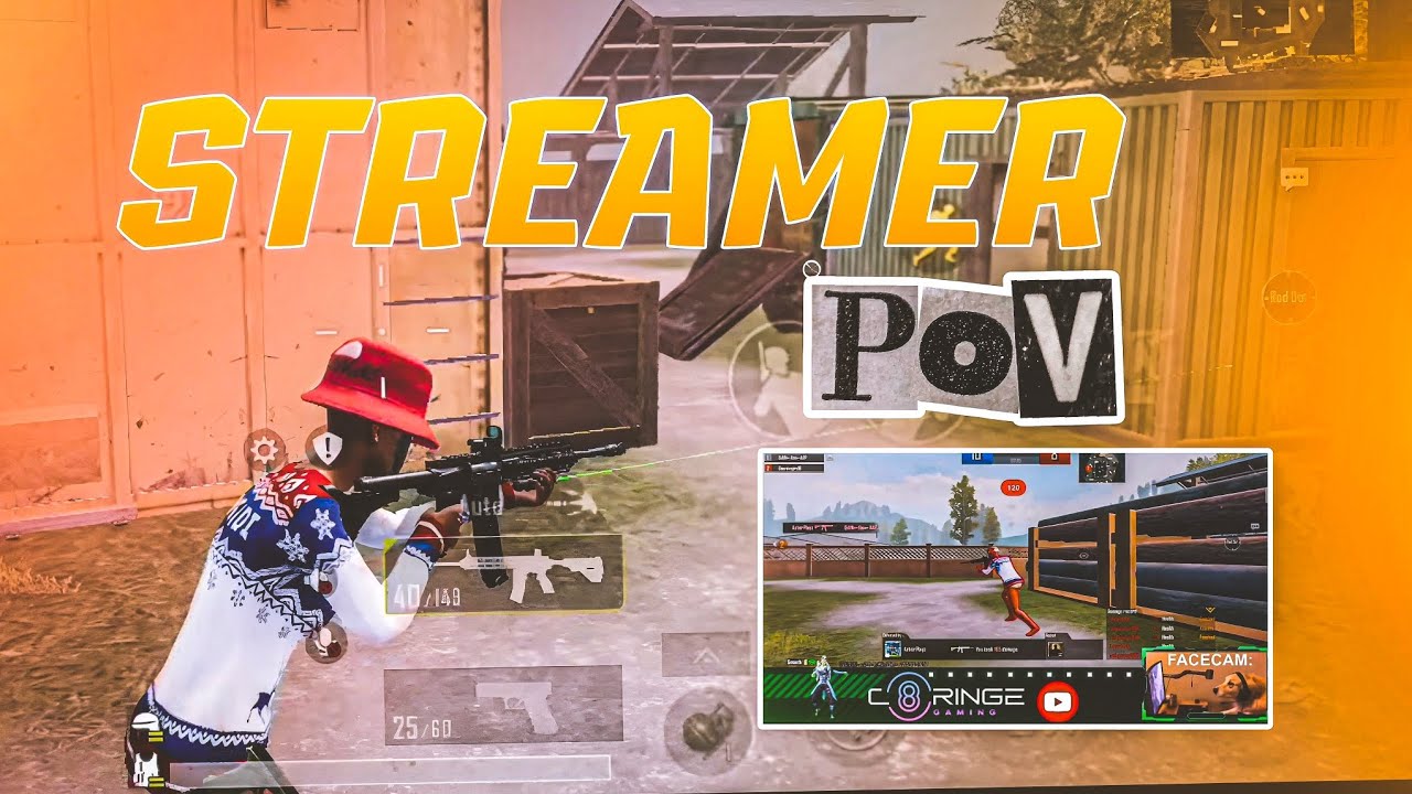 Streamer pov @CRINGExLIVE120FPS // @AzharPlayz1😱40FPS //#bgmi #pubgmobile Low end device player ...