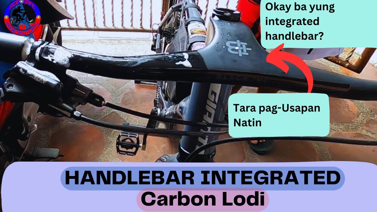 MTB INTEGRATED HANDLEBAR | CARBON LODI | BLACK INC INTEGRATED - YouTube