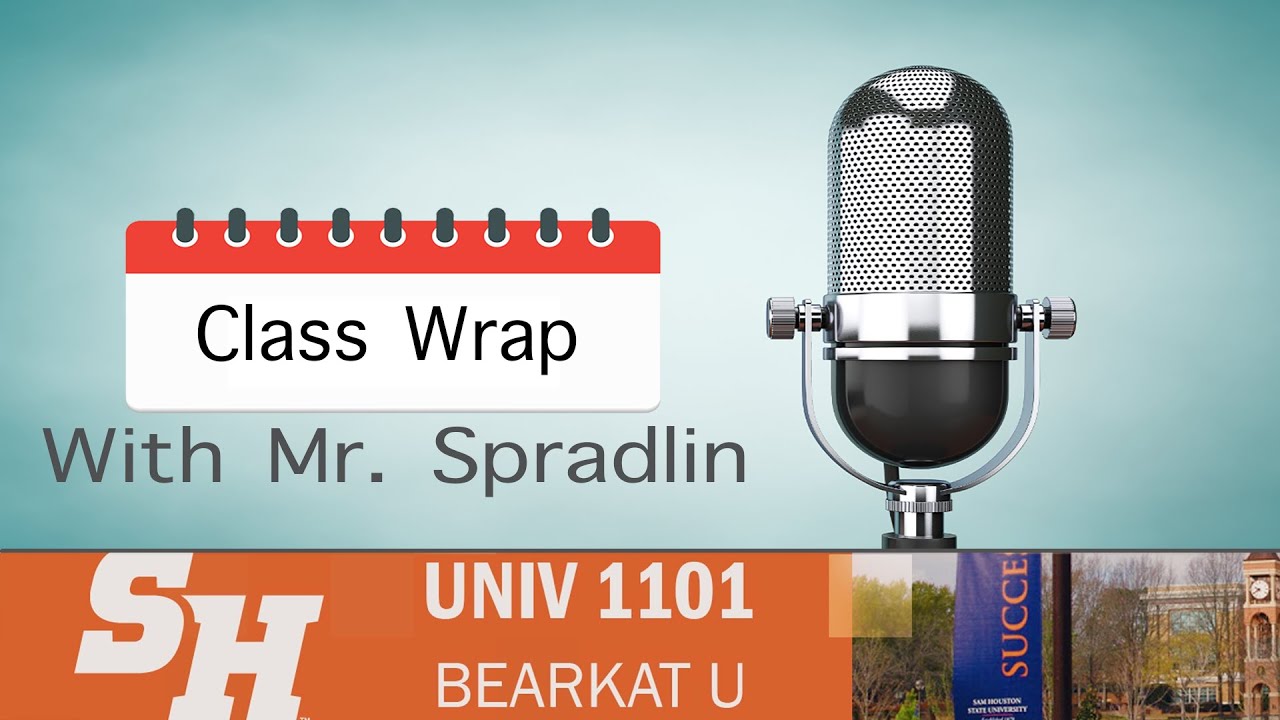 Class Wrap Week 1 Univ 1101 - YouTube