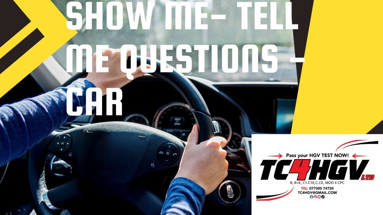 Show me- Tell me questions - Learner car - YouTube