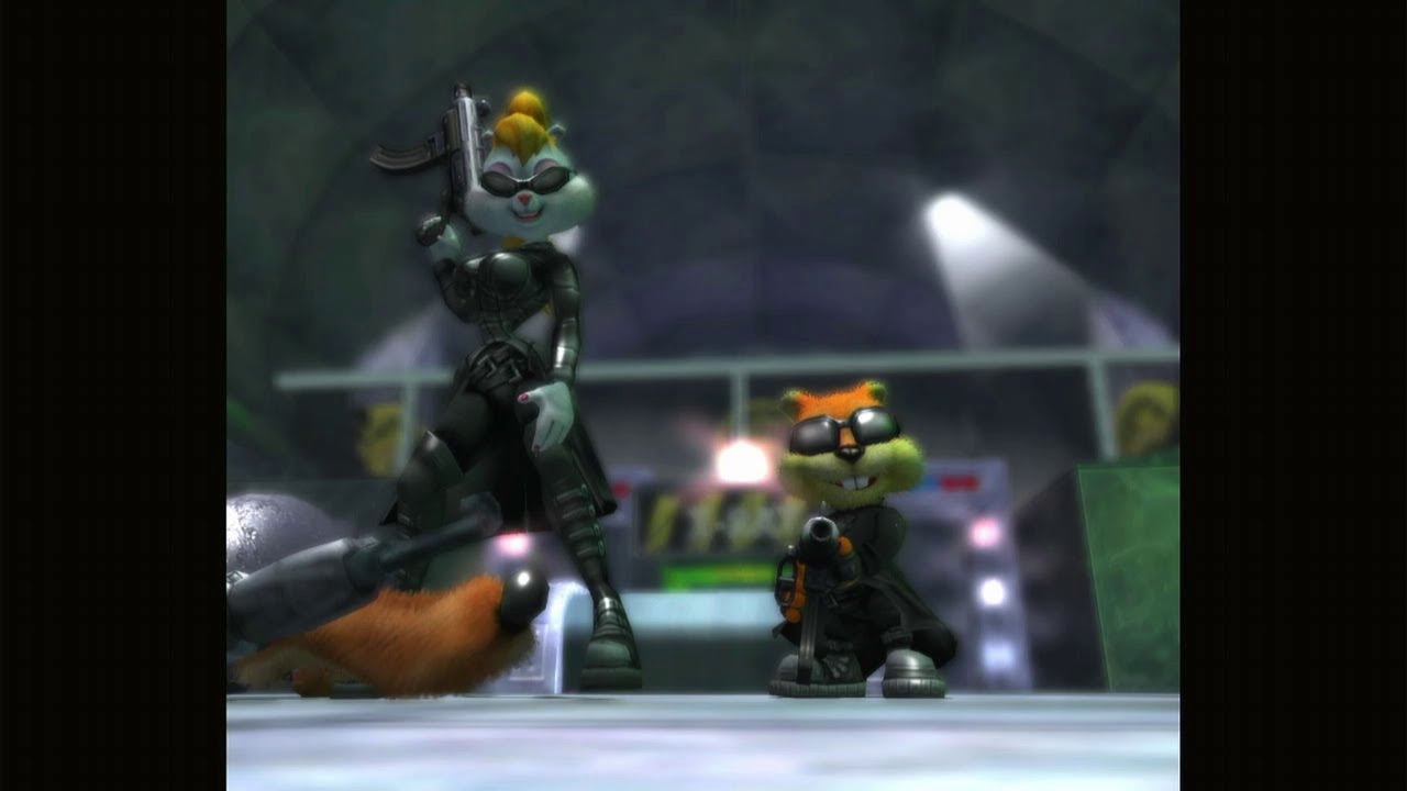 Matrix Scene Parody - Conker's Bad Fur Day [Live and Reloaded] - YouTube