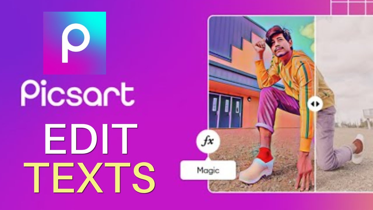How to Edit Picsart Text 2025? - YouTube